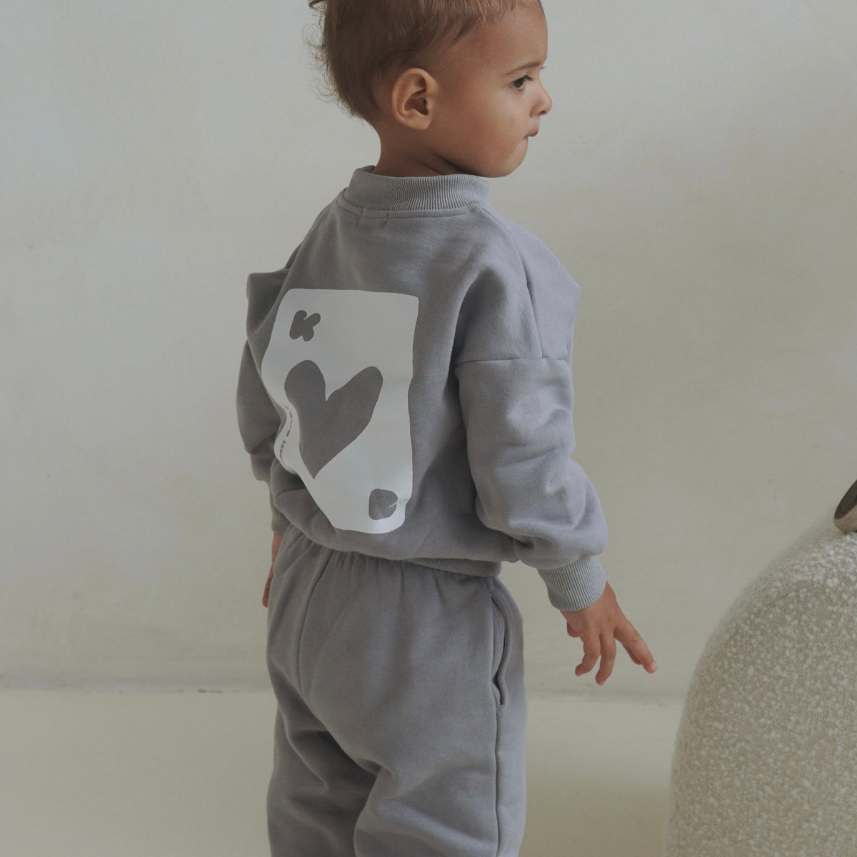 Ace of Hearts Tracksuit Set - Marine Blue – Kiyomii Baby